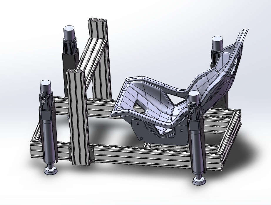 Motion platform 4DOF – tela-actuator