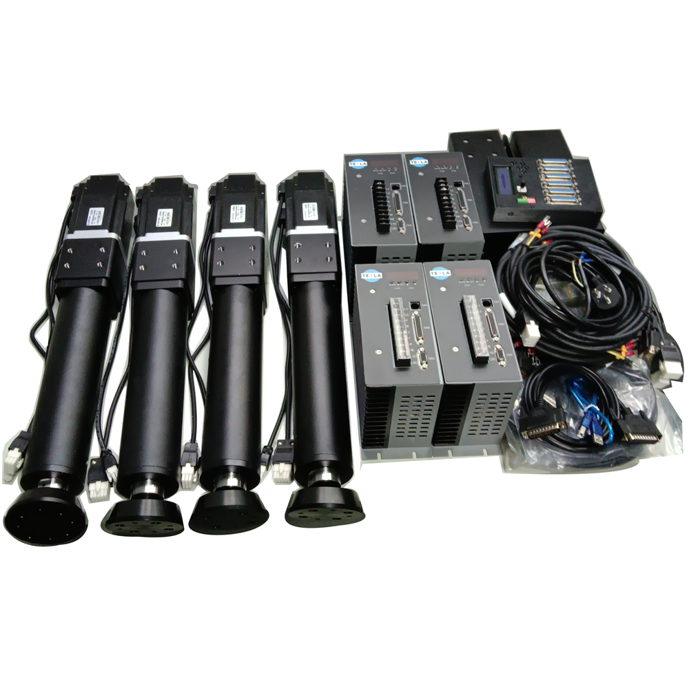 3DOF 4 servo motor actuator with driver kits TMPF-4DOF-1 – tela-actuator